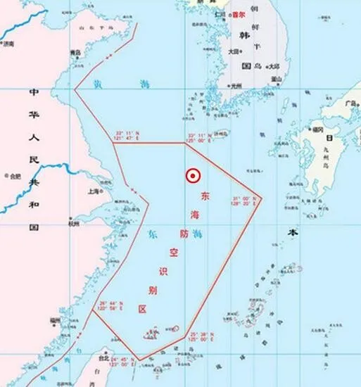 China claims airspace administered by South Korea and Japan