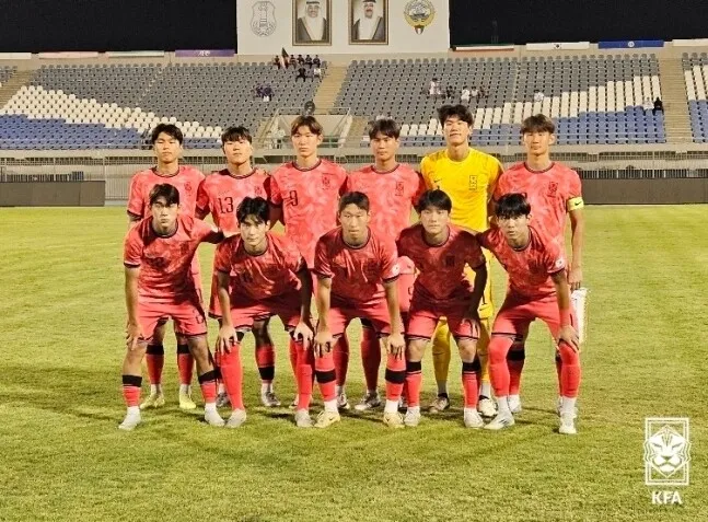 한국 U-19 축구, 아시안컵 예선 첫 경기 쿠웨이트에 3-0 완승