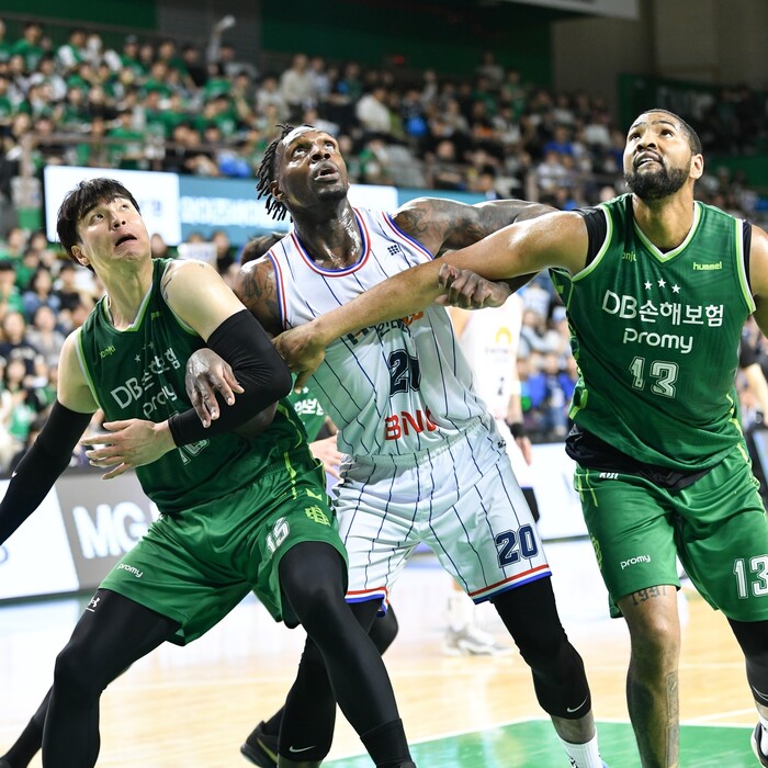 DB, 프로농구 PO 4강 2차전서 KCC 꺾어…승부 다시 원점
