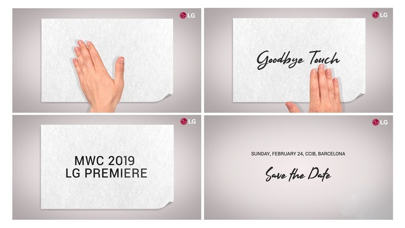 [Photo] LG hints at unveiling of new “touchless” smartphone UI at ...