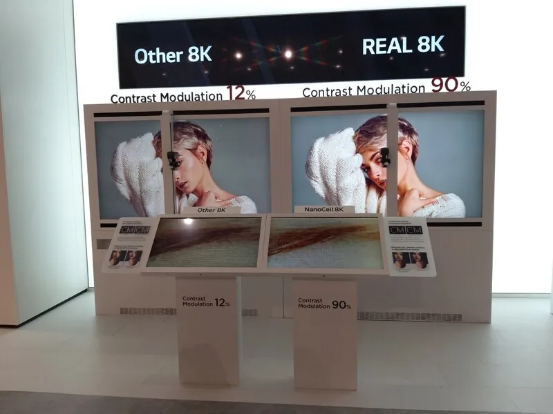 삼성 견제한 LG “QLED 8K TV 선명도 12% 불과”