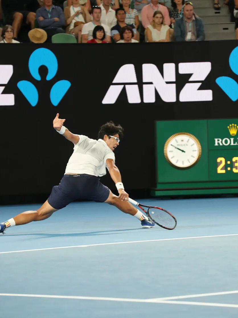 [Photo] South Korean tennis star defeats idol at Australian Open