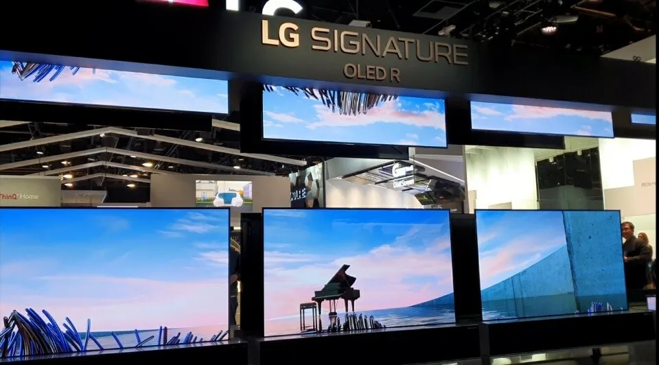 [CES2020]벤더블 TV부터 탑다운 롤러블까지…LG 부스 뜯어보니