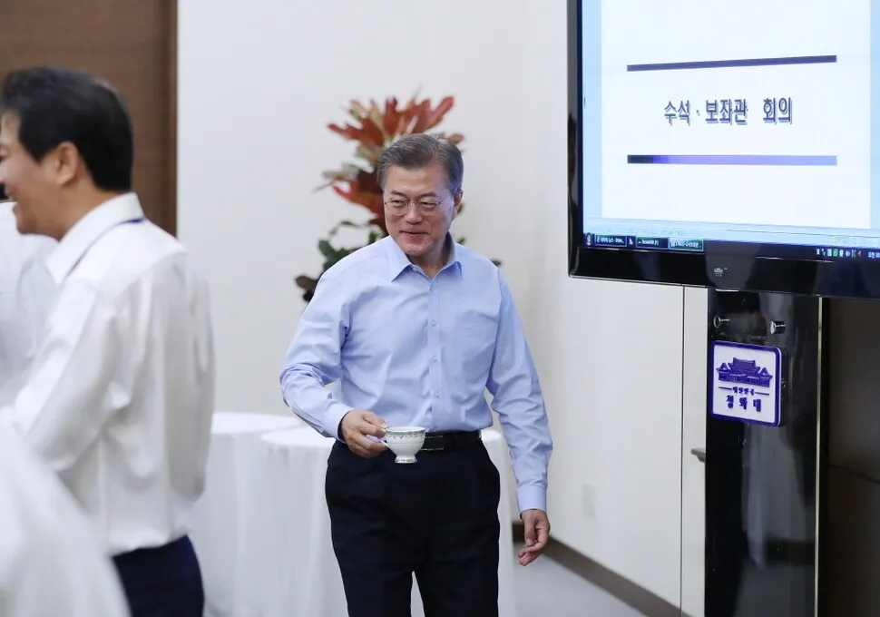 Moon’s first hundred days in office show a president at ease with the ...